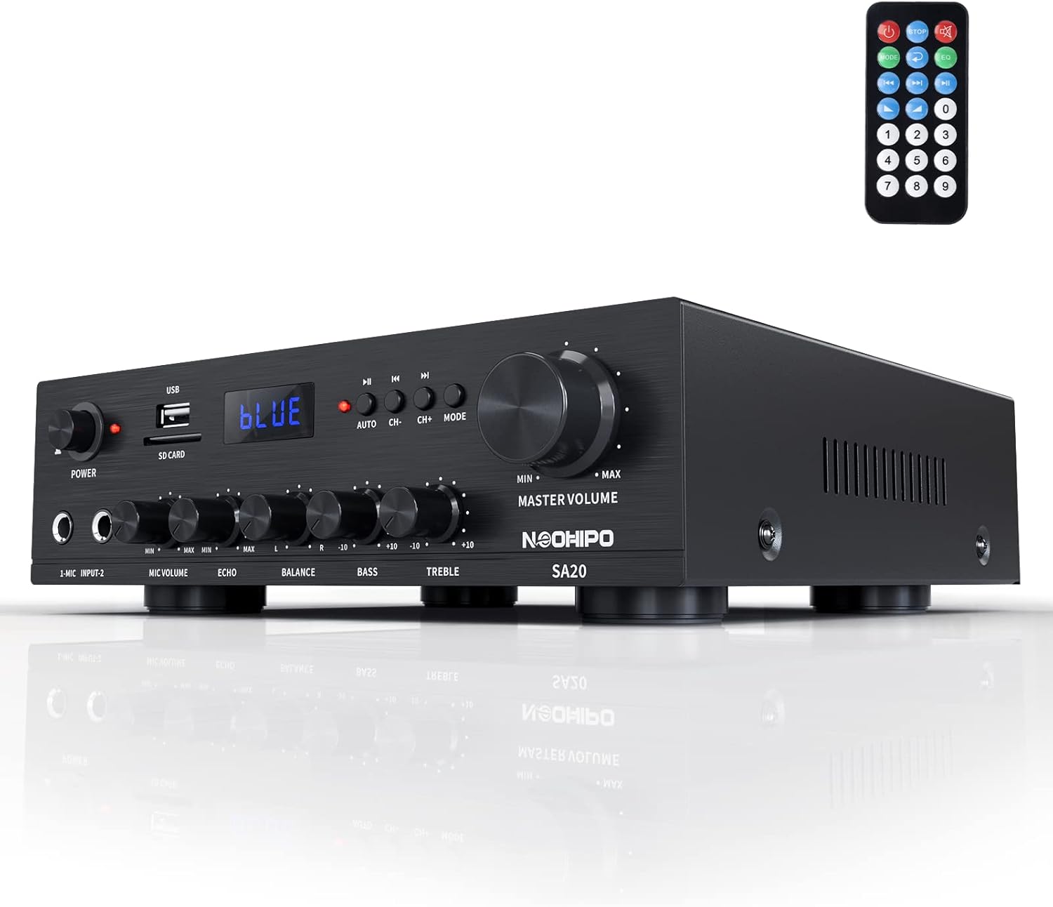 Amazon.com: Stereo Receiver & Amplifier Home Audio Bluetooth Amp ...