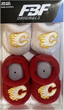 Amazon.com: FBF - Officially Licensed NHL Infant Bootie Socks 0-12 ...