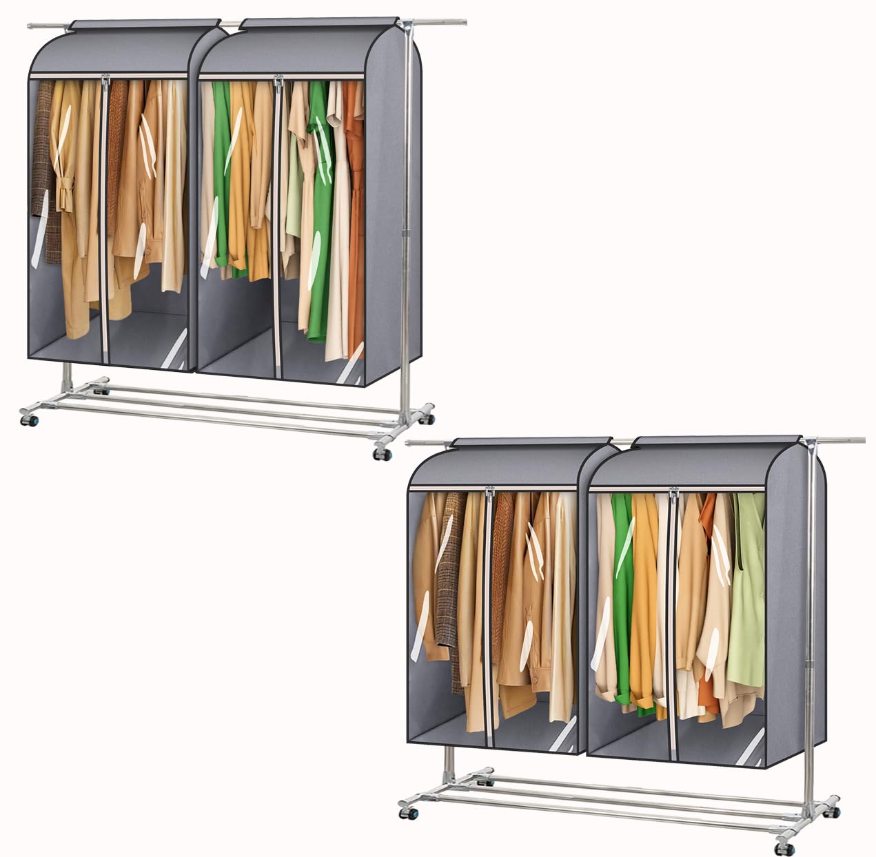 Amazon.com: MISSLO 43" Garment Covers Bundle with 35" Garment Covers ...