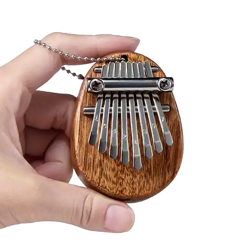 Snapklik.com : WUQIMUSC Mini Kalimba 8 Key Thumb Piano Solid Wood ...
