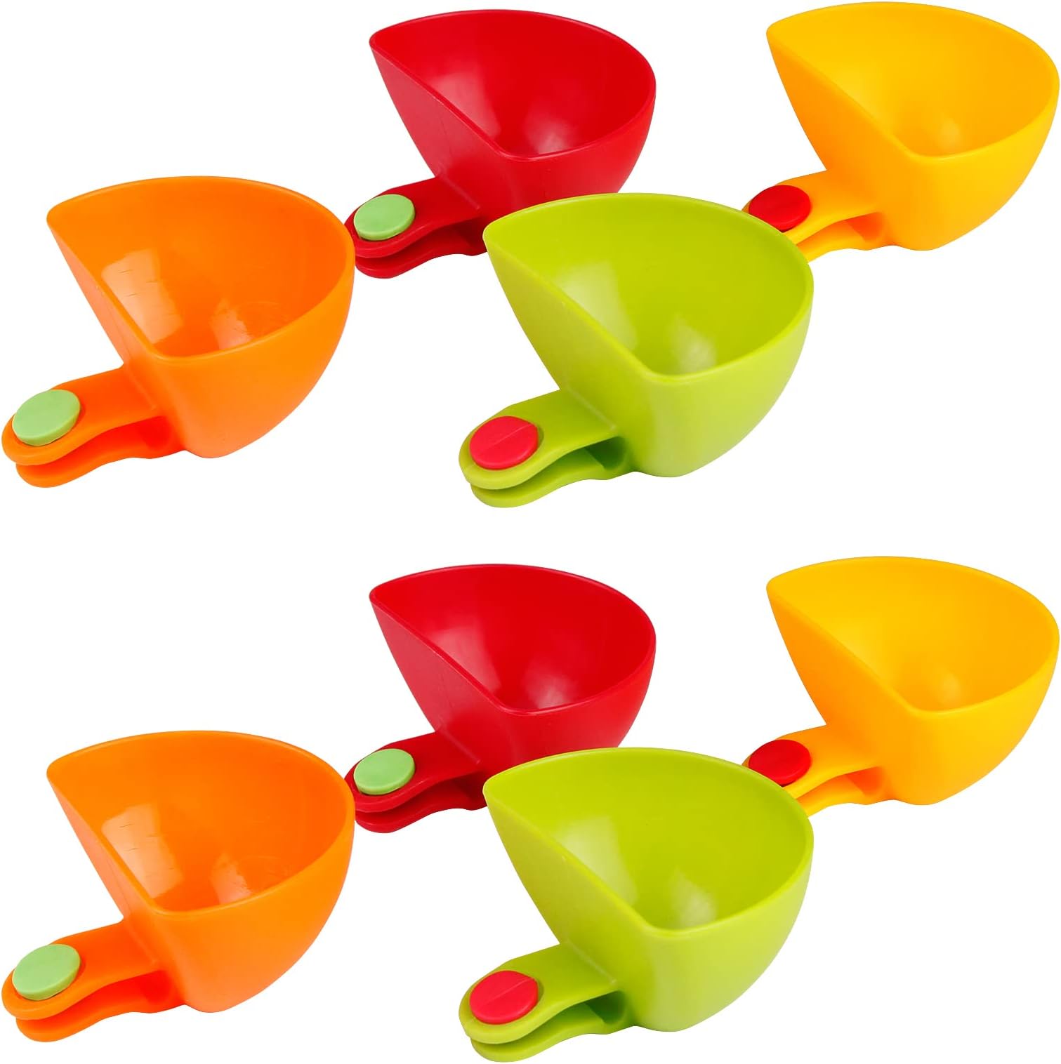 Amazon.com | Brvnpily Assorted Dip Clips - Set of 4: Chip & Dip Sets