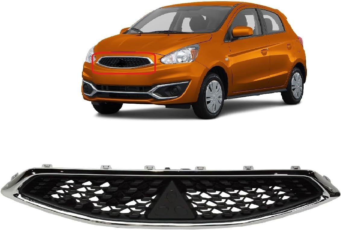 Amazon.com: Mirage Grille – Front Upper Grill Chrome Compatible with 2017 2018 20119 2020 ...