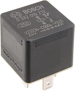 Amazon.com: BOSCH 0332019213 Normal Open Mini Relay - 5 Pins, 24 V, 20 A - Single : Industrial ...