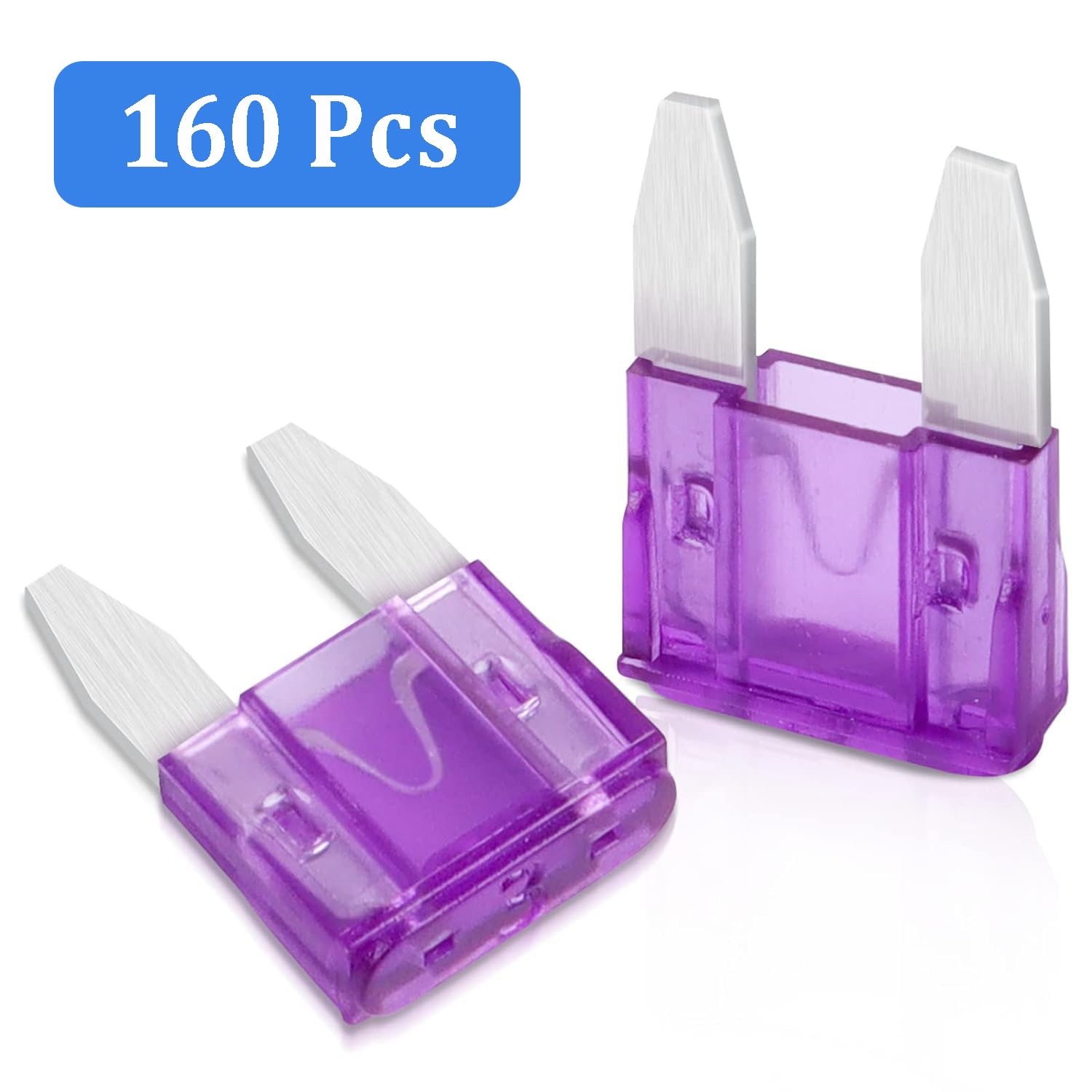 Snapklik.com : 160 Pcs 3Amp Mini Fuse, 3 A Mini Car Blade Automotive ...
