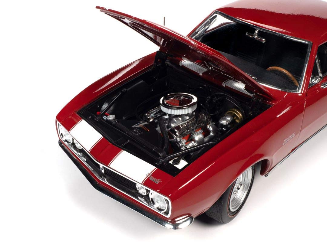 1967 American Muscle Model Car, Bolero Red with White Stripes Nickey ...