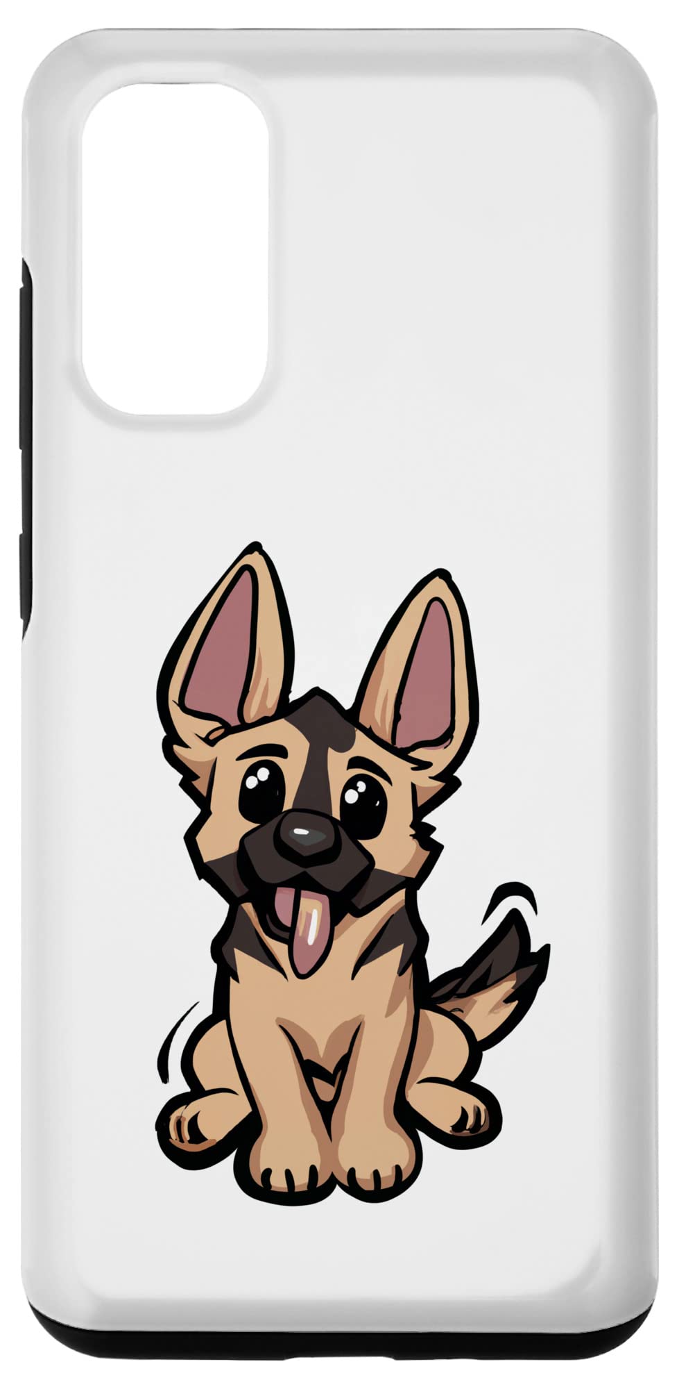 Cute German Shepherd Cartoon