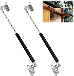 Qivine 15 inch Universal Gas Shock Struts, 300N/67lb Lift Support Gas ...
