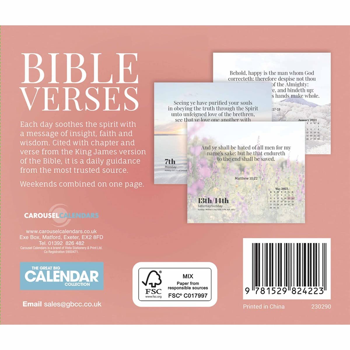 Bible Verses Box Calendar 2023 – BigaMart