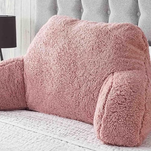 OHS Cuddle Cushion Teddy Pink, Reading Pillows for Bed Super Soft Cosy ...