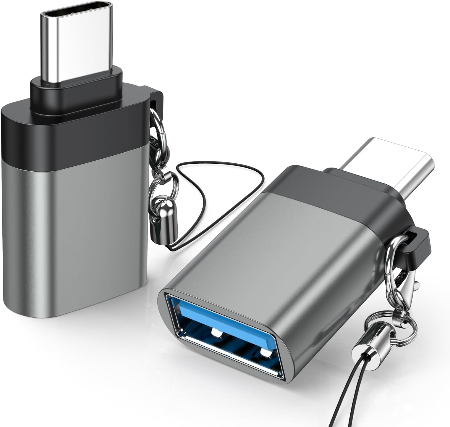 Amazon.com: USB C to USB 3.0 Adapter, 2PACK Type-c Male to USB-A Female ...