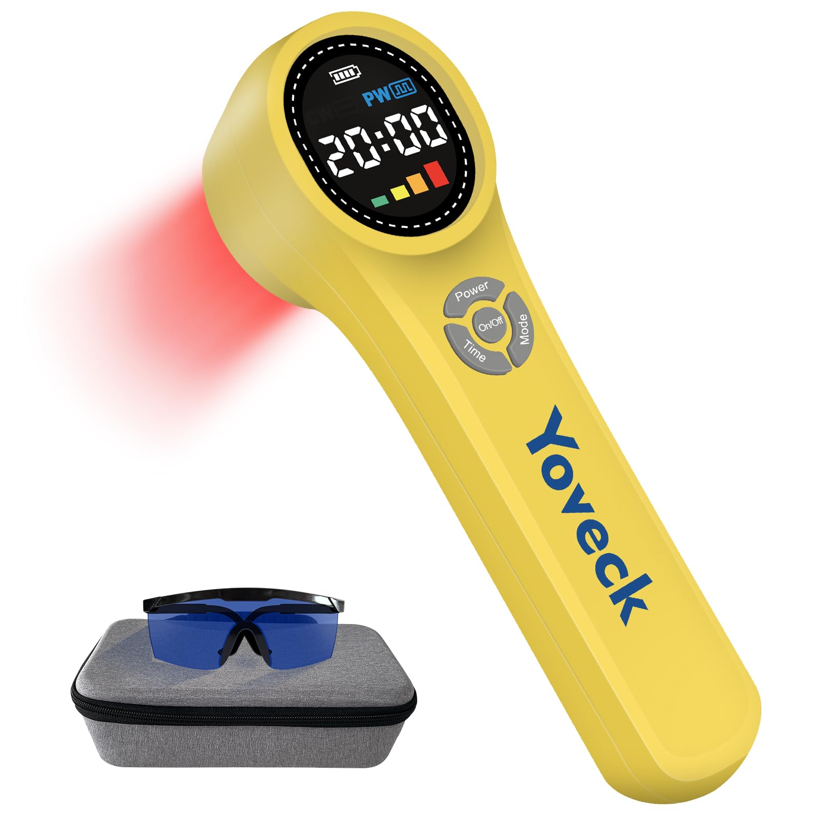 Amazon.com: Yoveck Red Light Therapy Device, 4x980nm+4x810nm+16x660nm ...