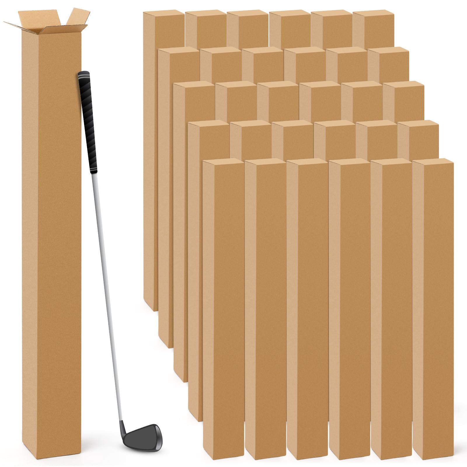 Amazon.com: Qilery 30 Pcs Tall Corrugated Boxes Moving Boxes Shipping ...