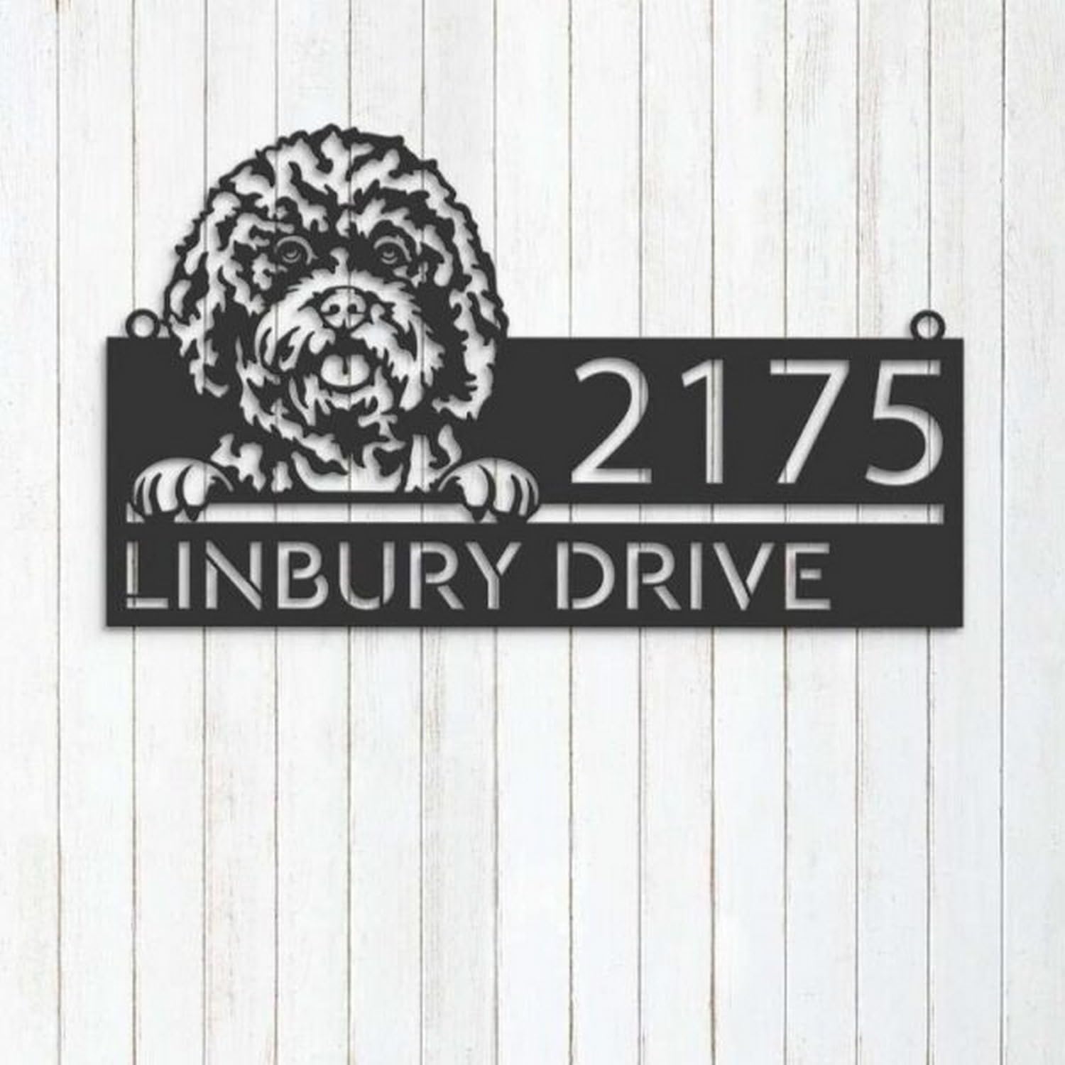 Amazon.com : Personalized Cavapoo Dog Cute Puppy Address Sign House ...