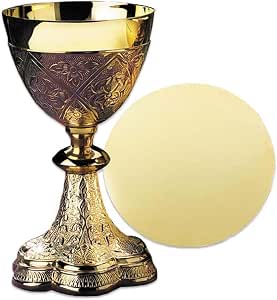 Amazon.com | Trinity Church Supply Embossed Vines Chalice with Paten ...