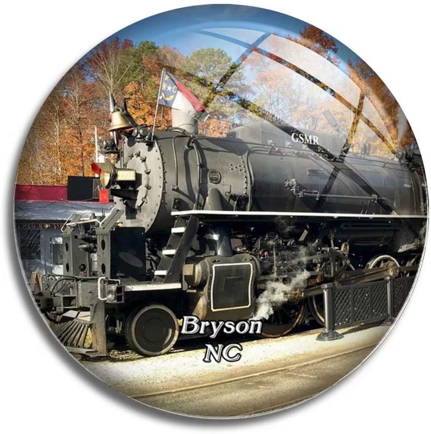 Amazon.com: Fridge Magnet Bryson City Great Smoky Mountains Railroad ...
