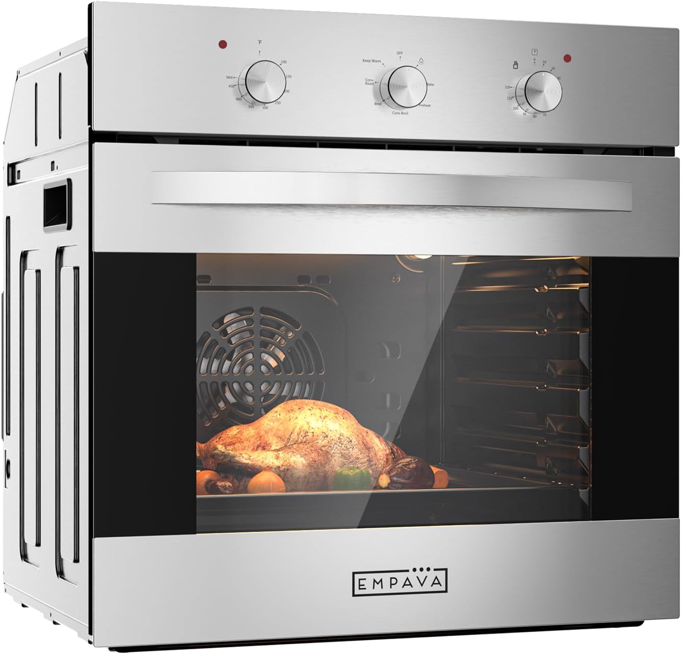Amazon.com: Empava 24 inch Electric Single Wall Oven with 6 Cooking ...