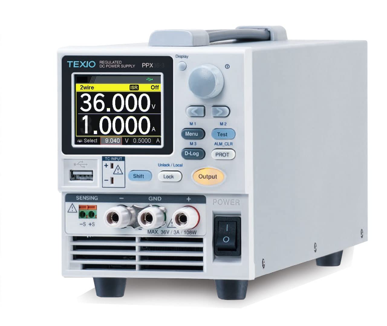 Amazon | TEXIO(テクシオ) PPXシリーズ高精度直流安定化電源 36V/1A : PPX36-1 | 光学機器・計器 | 産業 ...