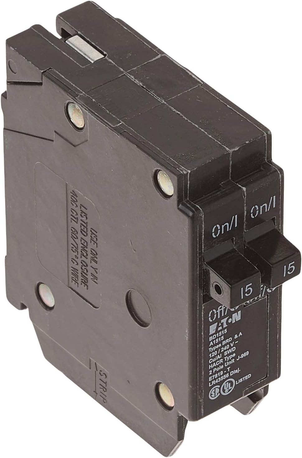 EATON CORPORATION CHBD1515 C-H BD1515 15-15A BD DUPLX 1P 120/240V ...