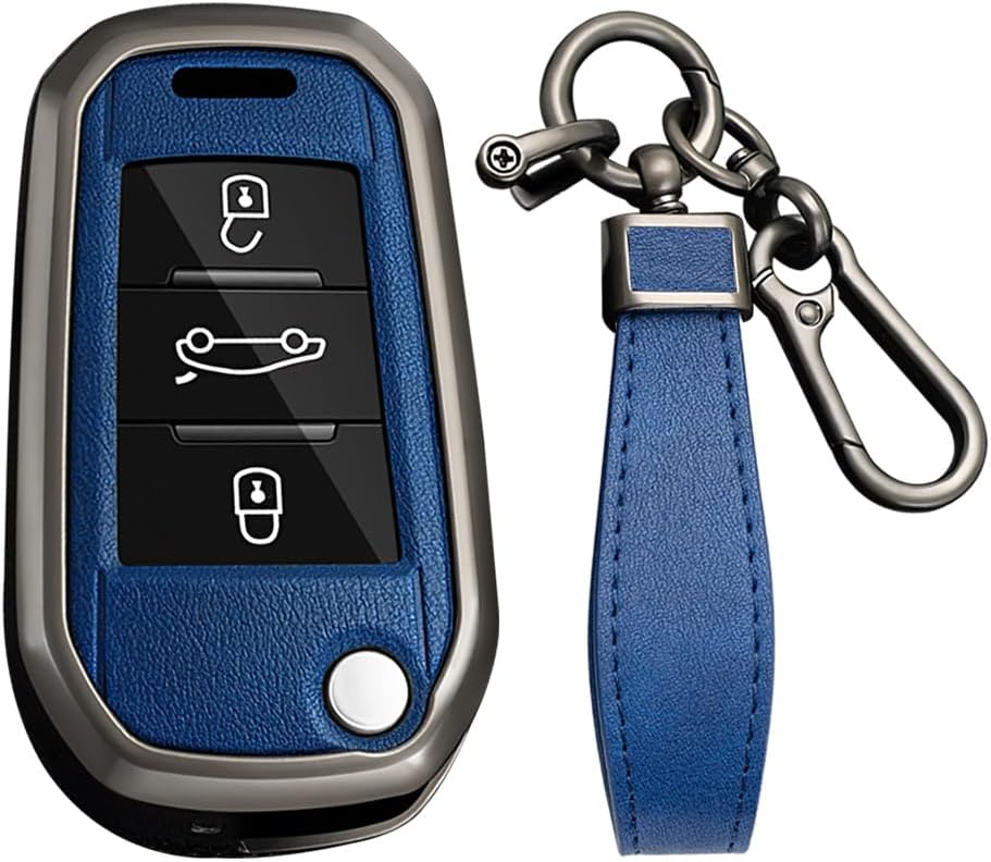 KUNIO Car Key Cover Compatible with Opel Crossland X Zafira Corsa F ...