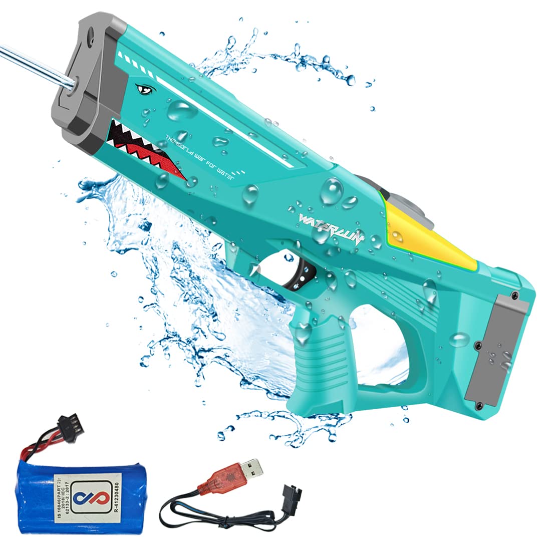Buy Wembley Electric Water Gun for Kids Adults, Squirt Gun Super Water ...
