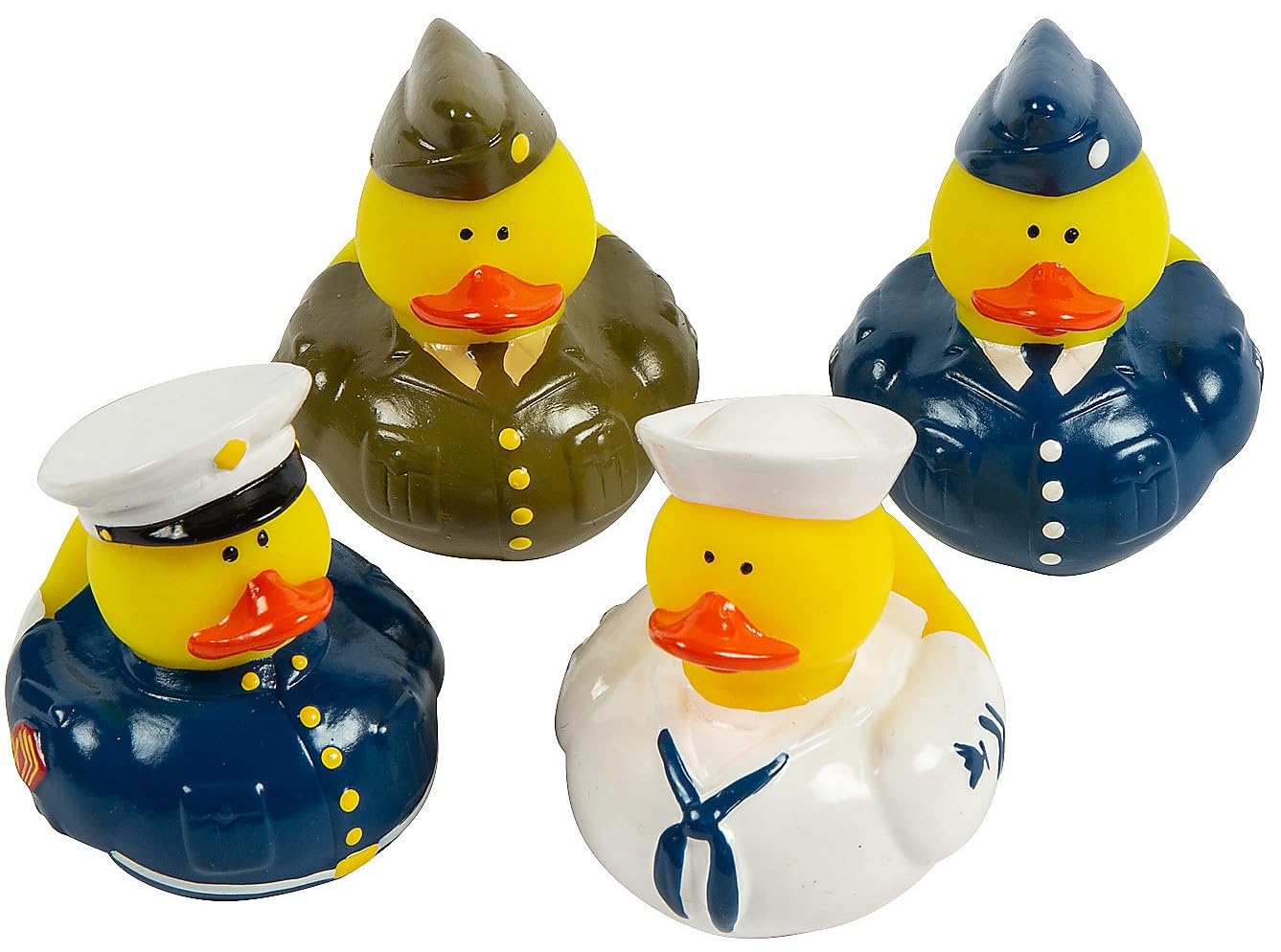 Amazon.com: Uniform Armed Forces Rubber Ducks | 12 Pack | Party Favors ...