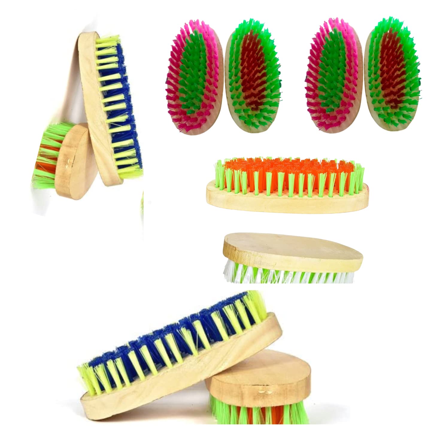 JMP Brush Cloth Washing Brush | General Cleaning Wooden Brush | Soft ...