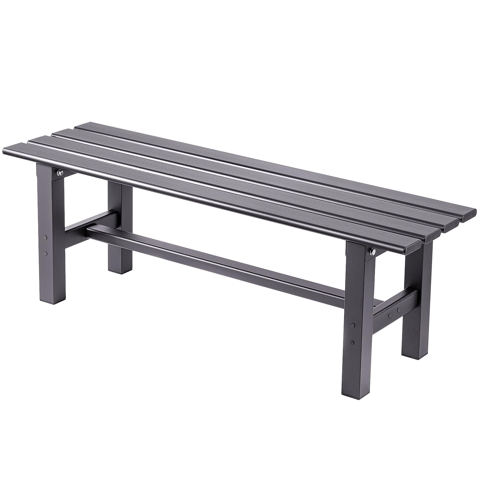 Amazon.com: Ajikgn Aluminum Bench Indoor Black,47.2 x 14.2X 15.7 inches ...