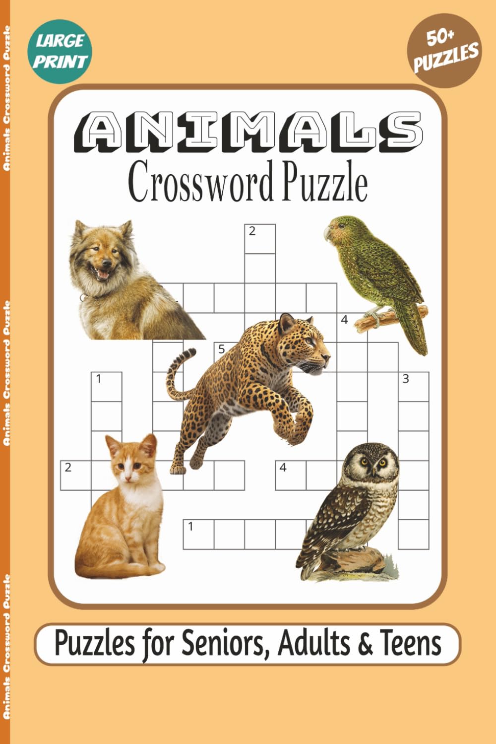 Animals Crossword Puzzle: A Brain-Boosting Animal Crossword Puzzle Book ...
