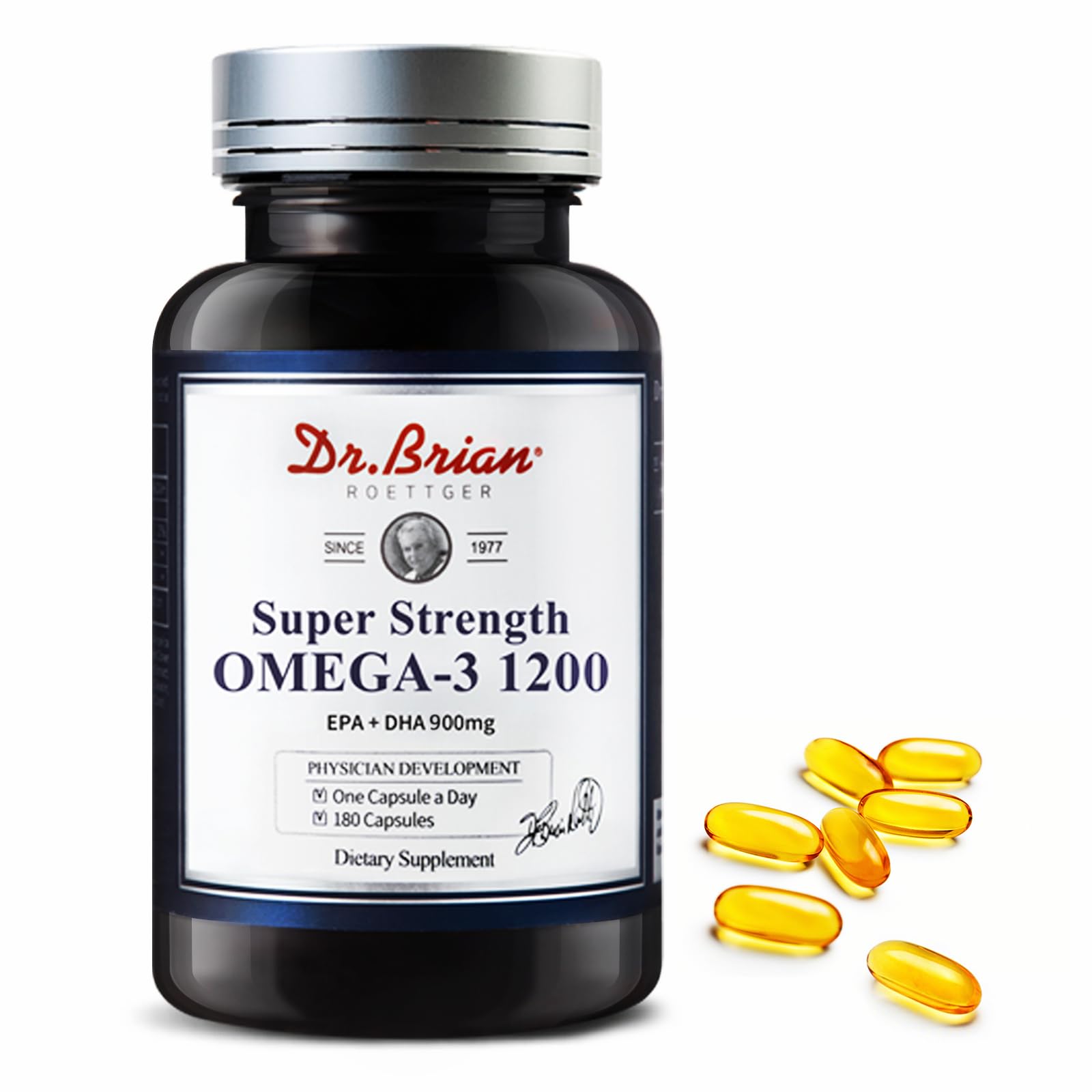 Amazon.com: Dr.Brian Triple Omega 3 Fish Oil 1200 mg, High Absorption ...