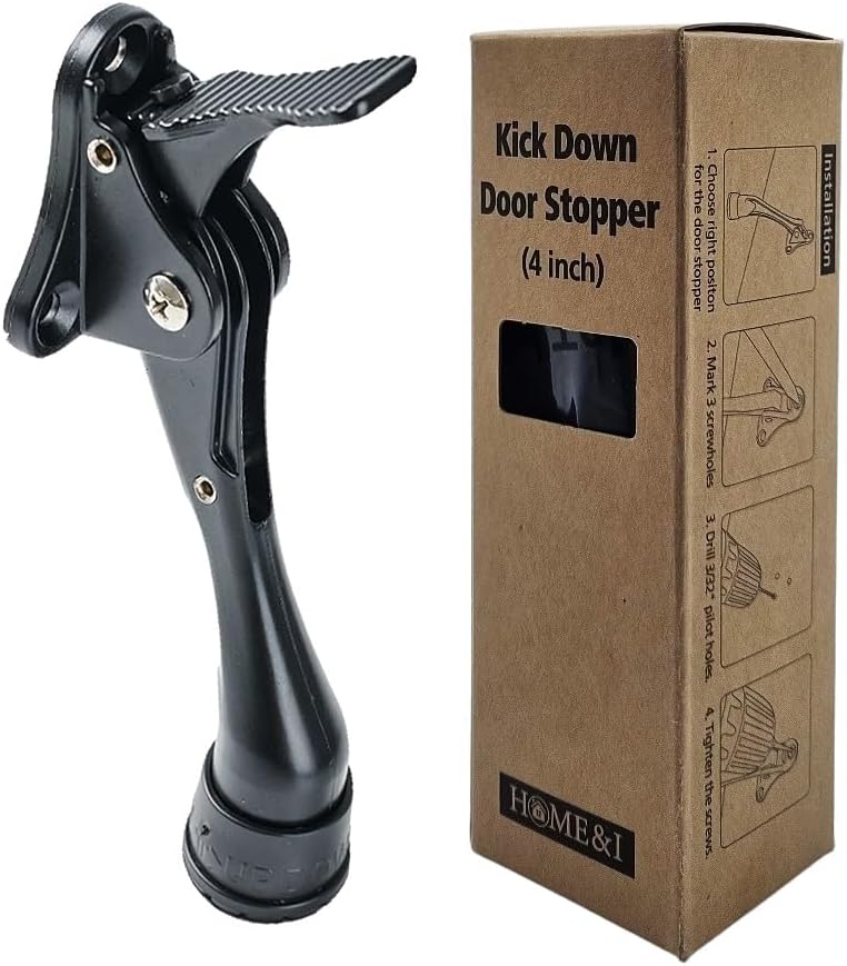 Amazon.com: Sumnacon Kickdown Door Stop - Stainless Steel Easy Step ...