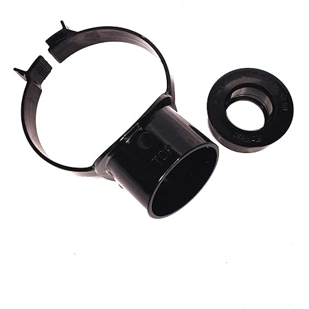 Floplast Soil Pipe Grey Strap Boss with 32mm Rubber Boss Adapter ...