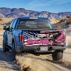 Amazon.com - Truck Decals-Breast Cancer Truck Tailgate Decal Sticker ...