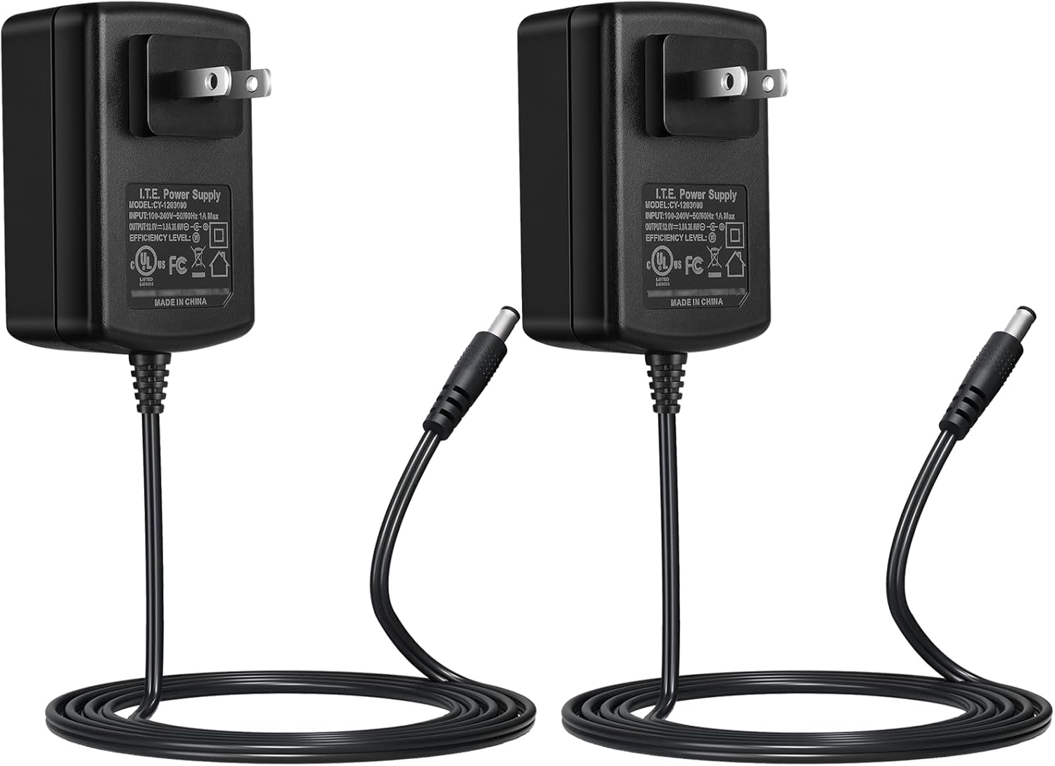 Amazon.com : Security-01 [UL Certified] 2-Pack AC to DC 12V 3A Power ...