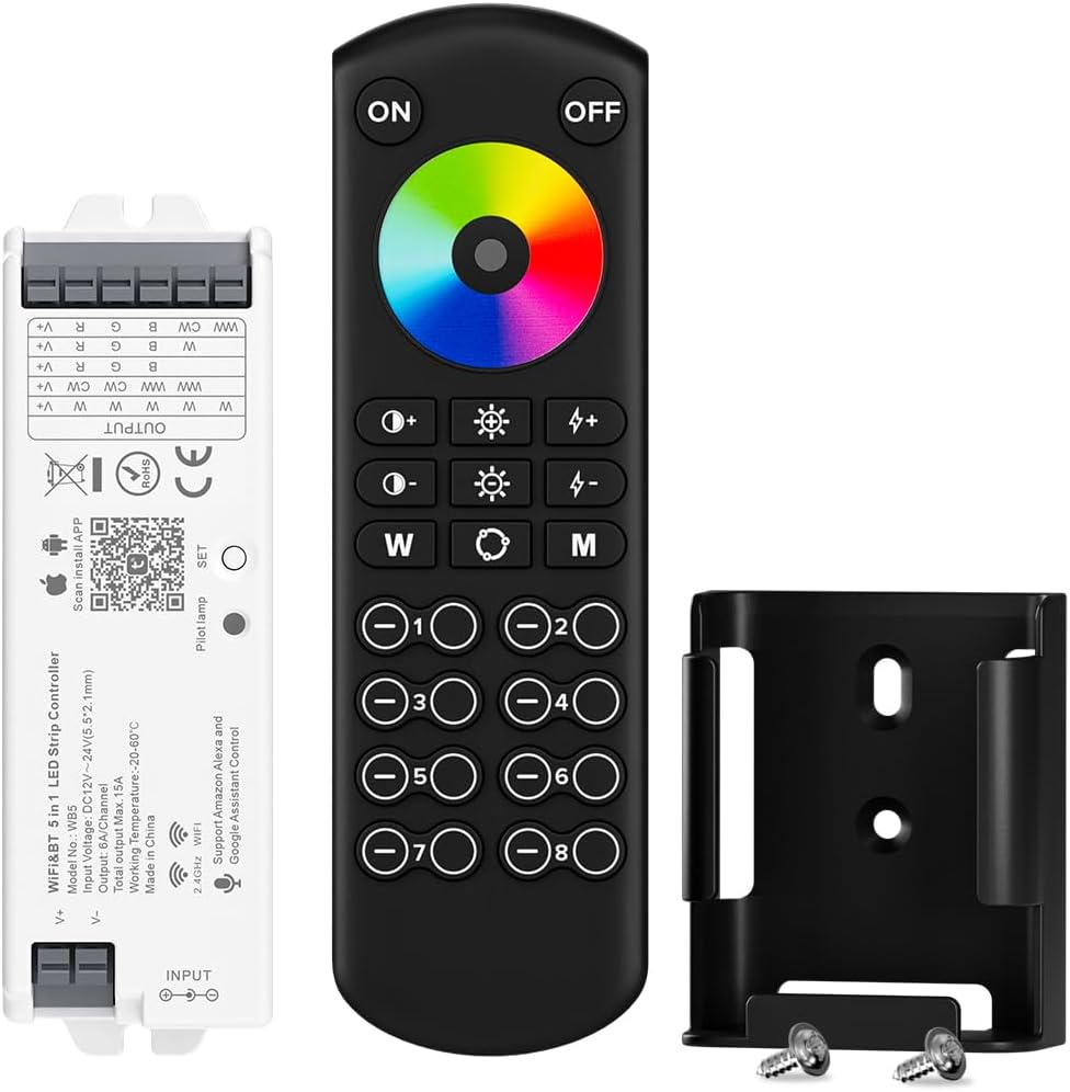 Amazon.com: BTF-LIGHTING 500FT Super Long Wireless Control RGB RGBW ...