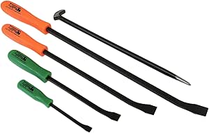 5-Piece Pry Bar with Heel Bar Set : Amazon.co.uk: DIY & Tools