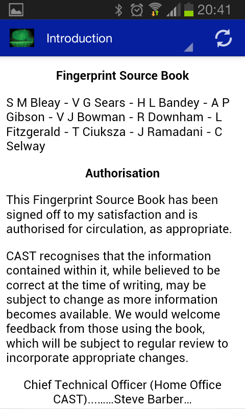 Aplicación The Fingerprint Source Book UK en Amazon Appstore