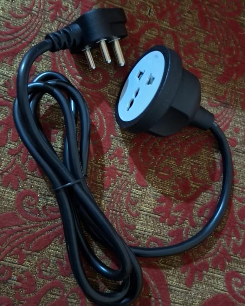 Buy MX 3 Pin Plug Extension Cord with Heavy Duty Long Wire Cord, Single ...