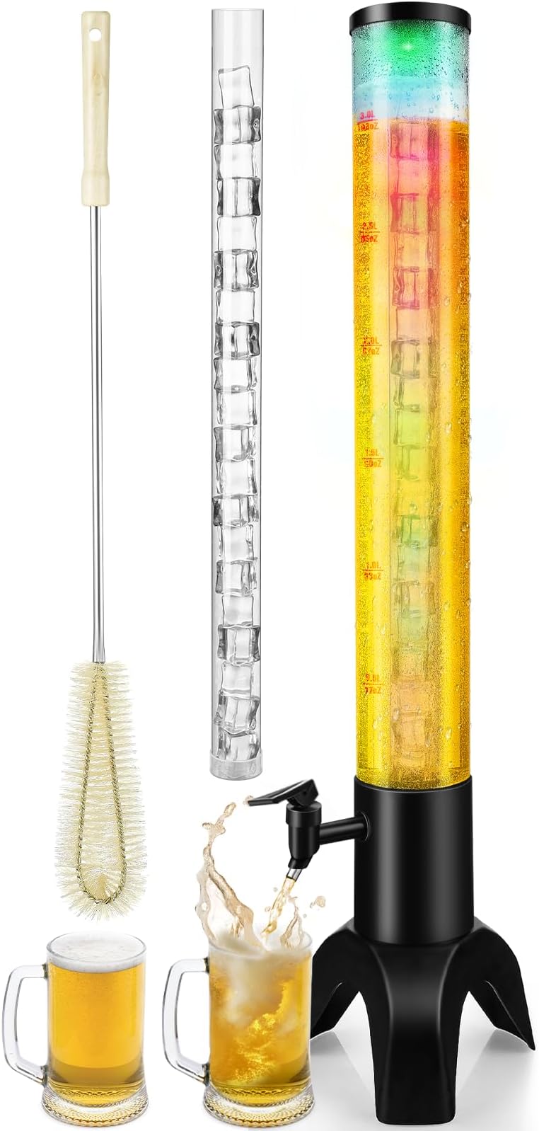 Amazon.com | KK KMKGOKO Mimosa Tower, 100oz/3L Drink Tower Dispenser ...