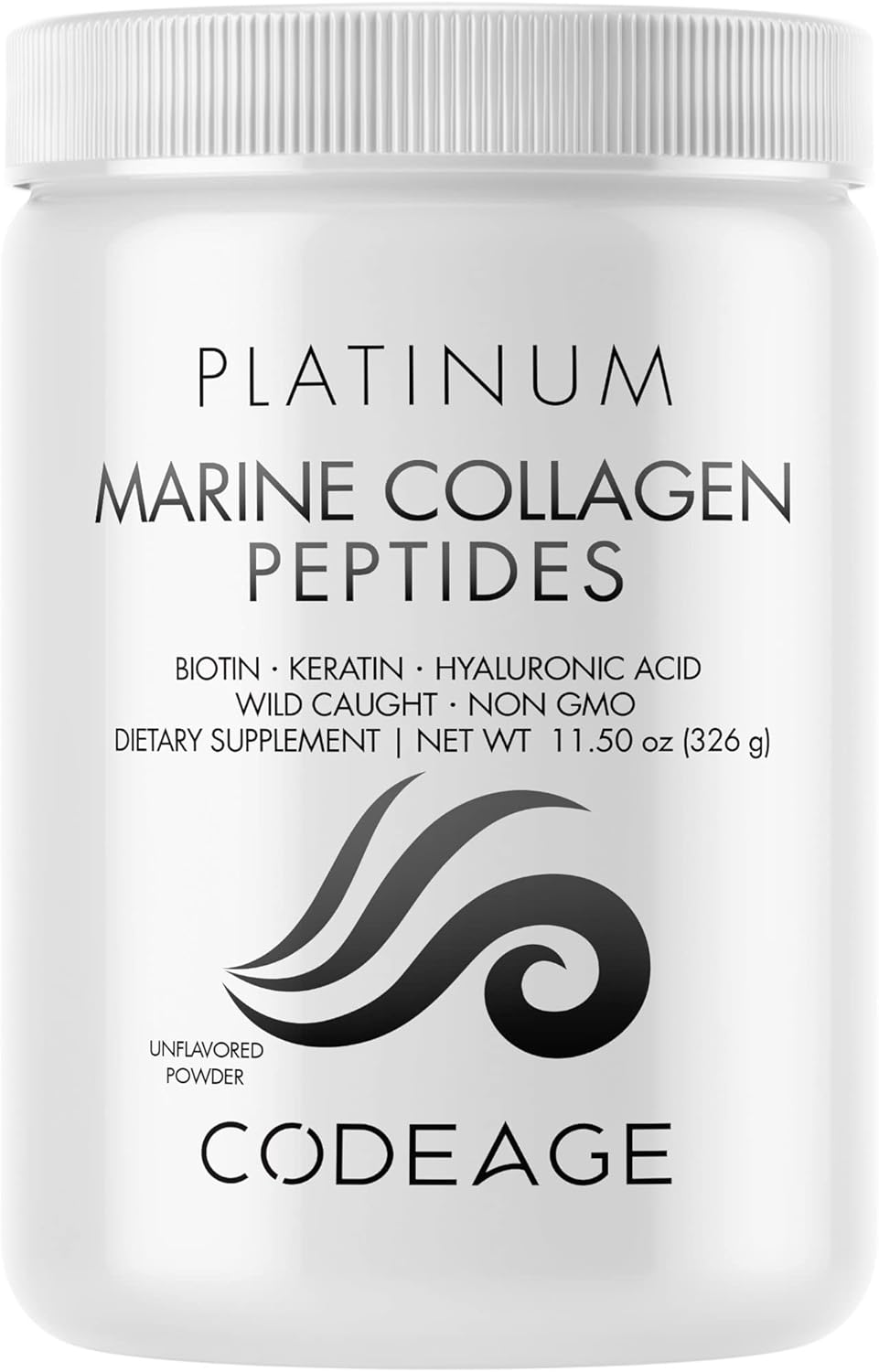 Amazon.com: Codeage Marine Collagen Protein Powder Supplement, Biotin 10,000 mcg, Vitamin C, D3 ...