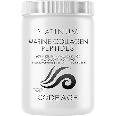 Amazon.com: Codeage Multi Collagen Protein Powder with Biotin, Vitamin C, Keratin, Hyaluronic ...
