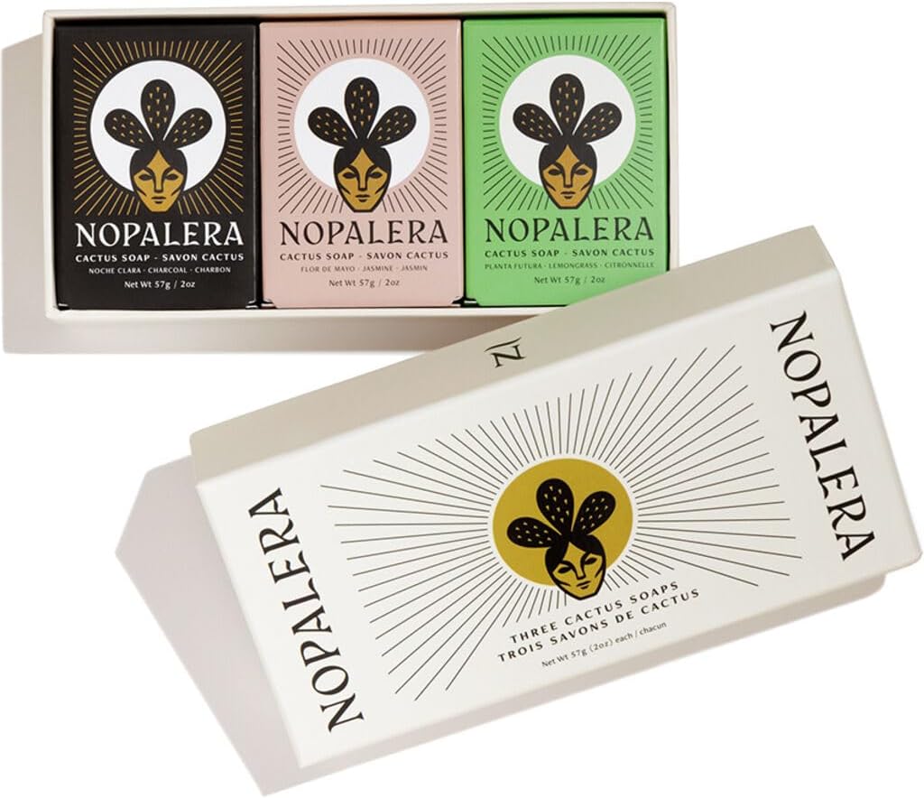 Amazon.com : Nopalera Bar Soap Discovery Set - Natural Body and Face ...
