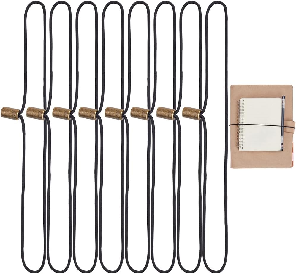 Amazon.com: BENECREAT 20PCS Polyester Travel Notebook Elastic Band with ...