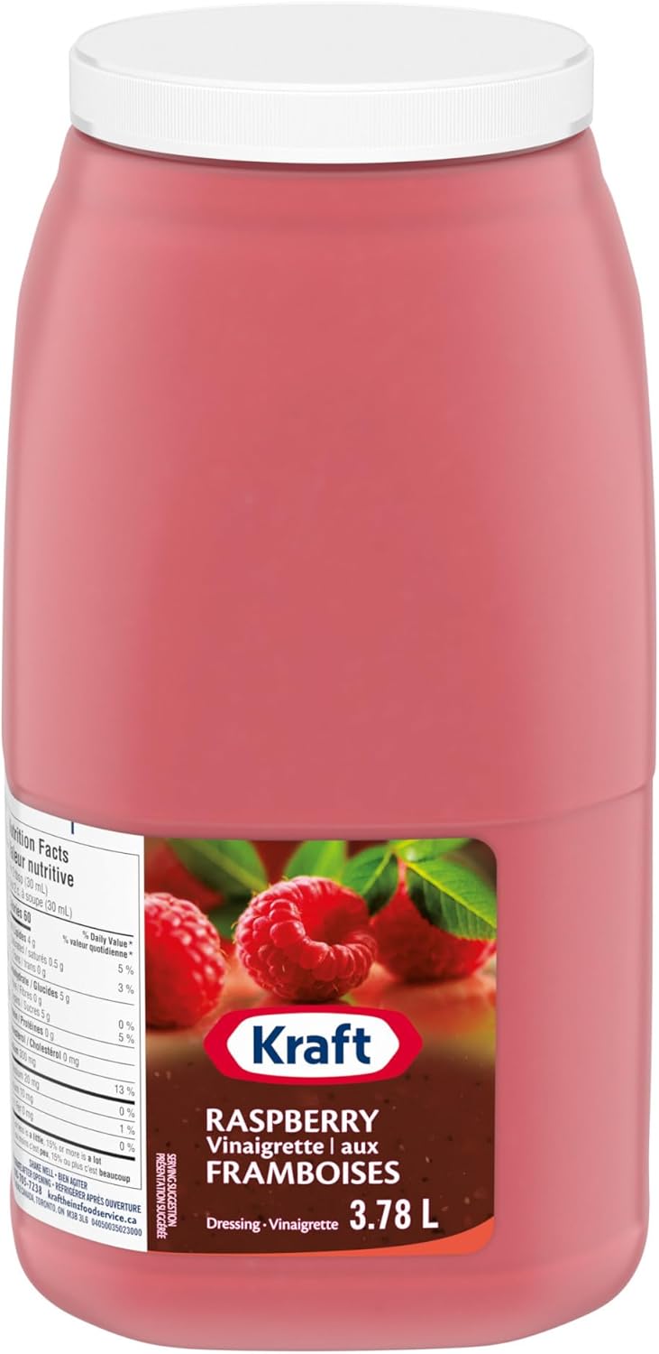 Kraft Raspberry Vinaigrette Salad Dressing, 3.78 L Jug : Amazon.ca ...
