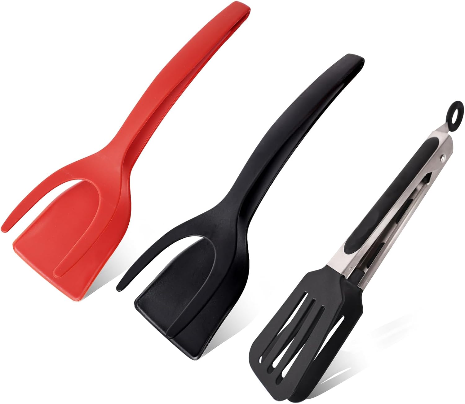 Amazon.com: Egg Flipper Spatula and Stainless Steel Kitchen Silicone ...