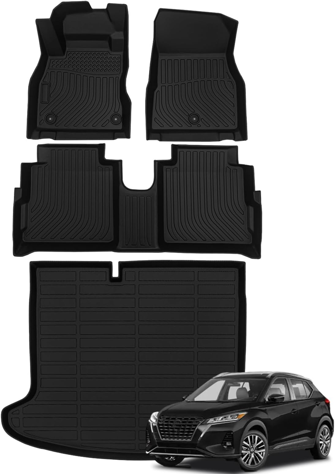 Amazon.com: Naibeve Floor Mats for Nissan Kicks 2018-2023 2024 - All ...