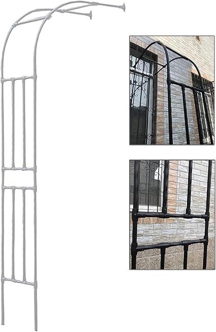 Metall Stabiles Bögen Rosenbogen Halbbogen Garten Metall Bogen ...