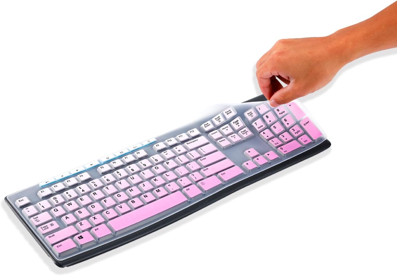 Amazon.com: Keyboard Cover for Logitech MK295 MK275 MK270 K200 K260 ...