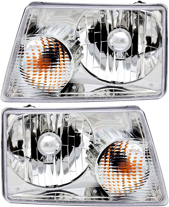 Amazon.com: Compatible with Ford Ranger Headlights Lamps Set 2004 2005 ...
