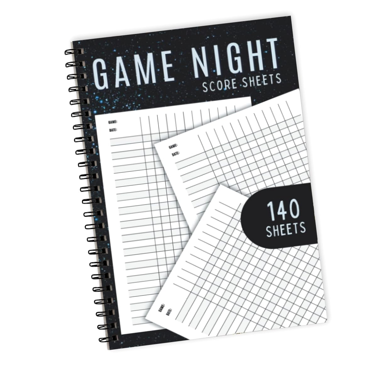 Amazon.com: Game Night Score Sheets: 140 Simple Score Pads for Many ...