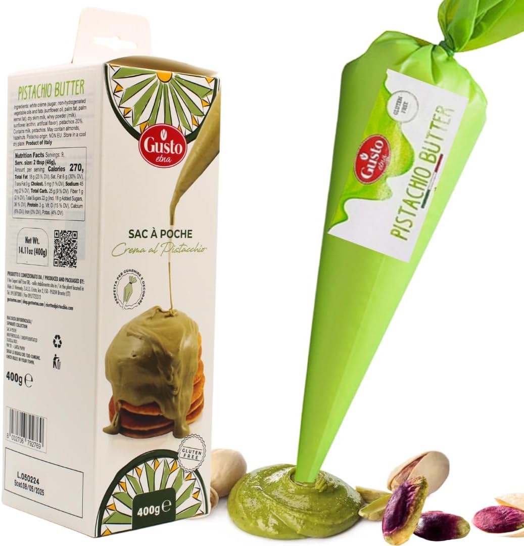 Amazon.com : Pistachio Nut Butter Cream in Squeeze Pouch, 14.1 oz (400 ...